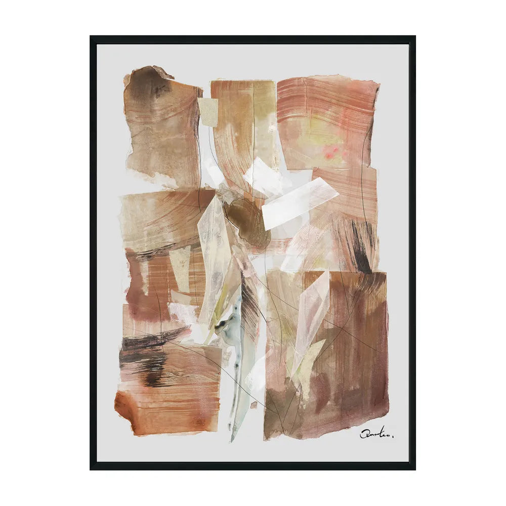 Buy the Auburn Abstract Canvas Painting Online in Australia – Cassa Vida