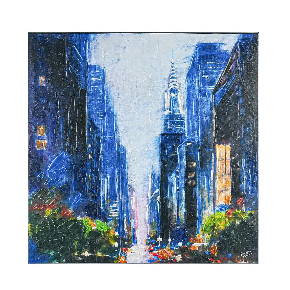 Buy City Nights Enhanced Canvas Print Online in Australia – Cassa Vida