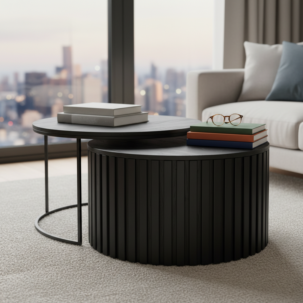 Buy the 2 Piece Olive Nesting Coffee Table Set Online in Australia ...