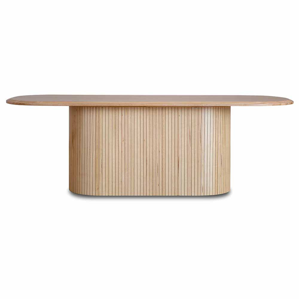 Buy the Adsila 2.2m Dining Table - NZ Natural Ash Online in Australia ...