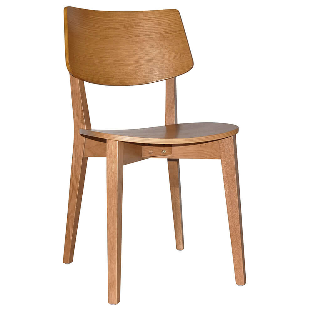 Buy the Coolidge Timber Cafe Chair - Oak Online in Australia – Cassa Vida