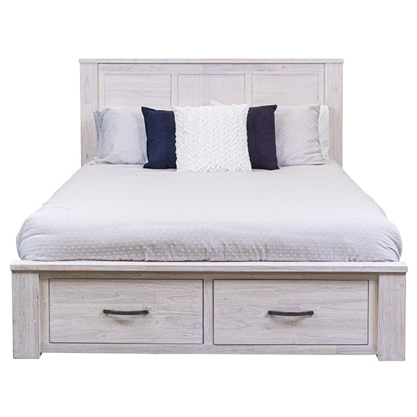 Buy Florida Wood Bed with Storage - Double Online in Australia | Cassa Vida