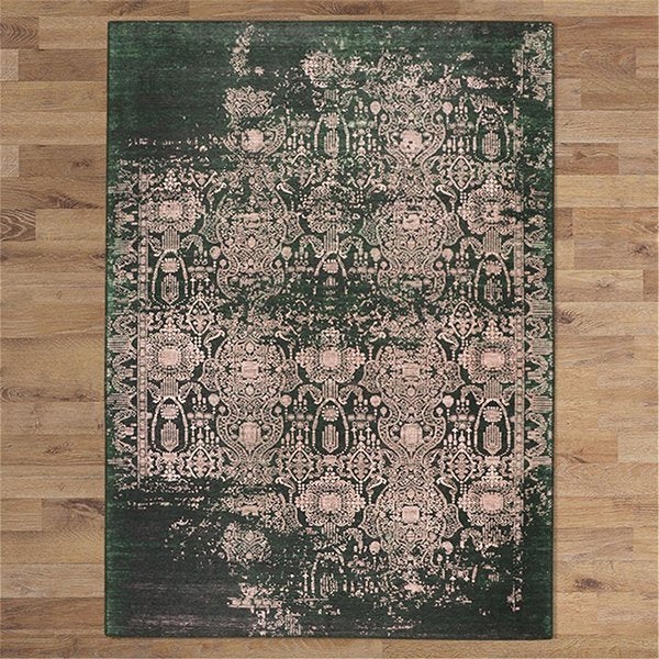 Green Divine Power - Loomed Rug – Cassa Vida