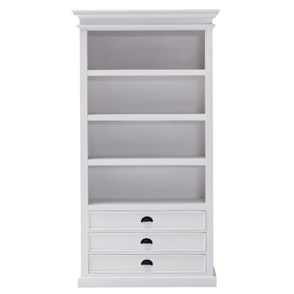 Buy Halifax Solid Mahogany Timber Bookcase Online in Australia | Cassa Vida