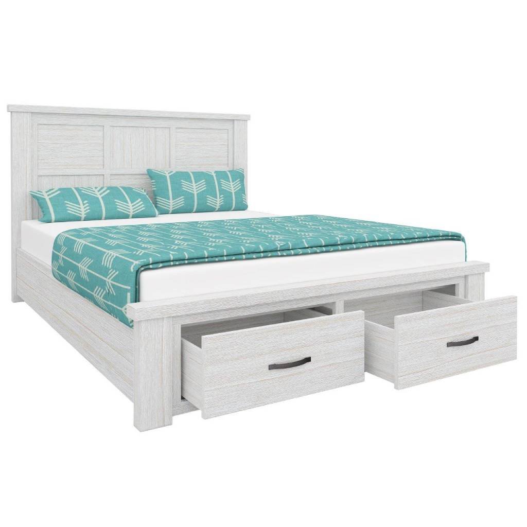 Buy Florida Wood Bed with Storage - King Online in Australia | Cassa Vida