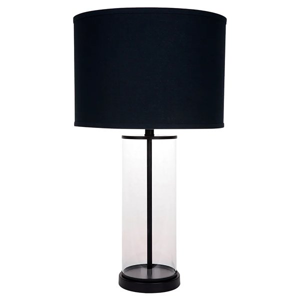 Buy Left Bank Table Lamp - Black with Black Shade Online in Australia ...