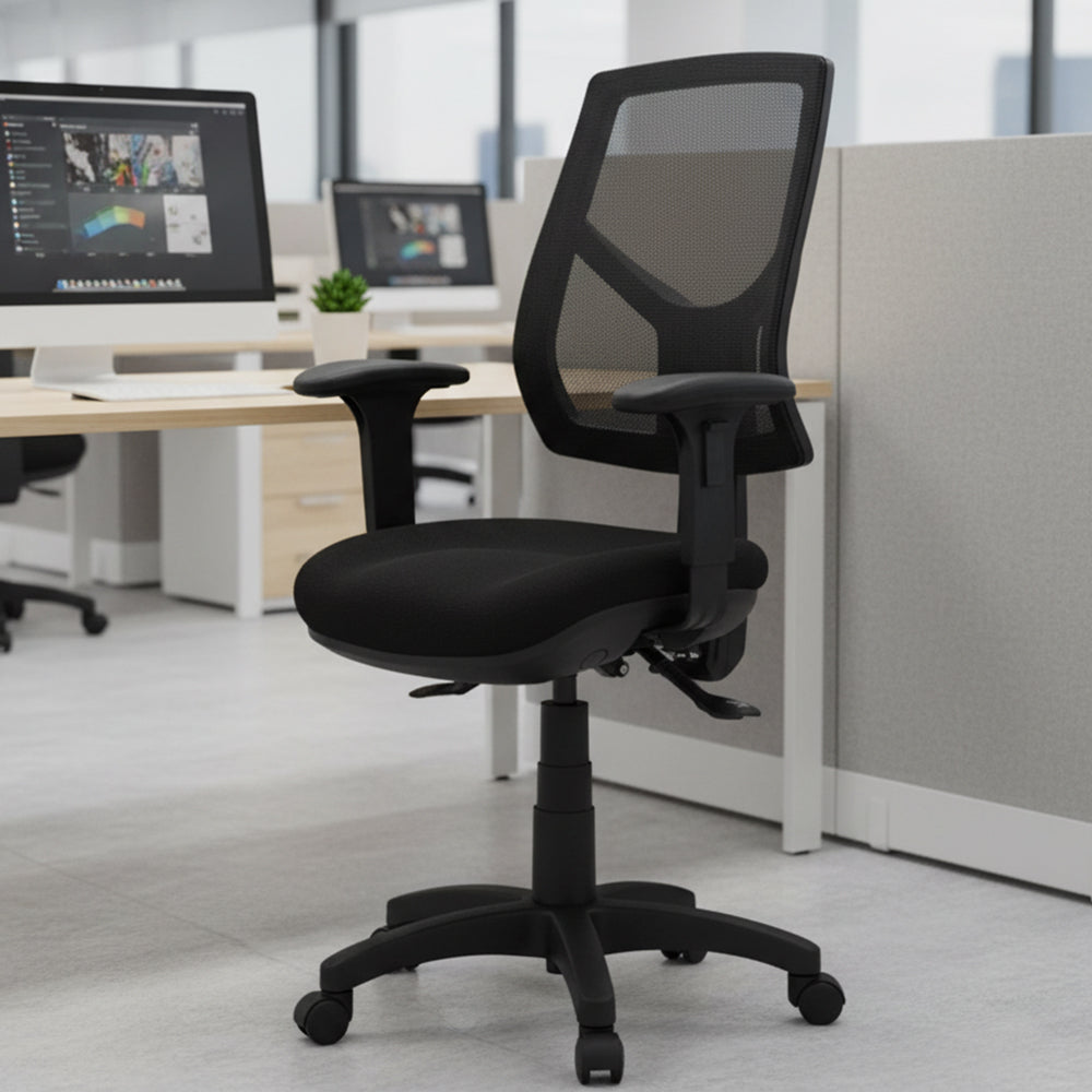 Oreo High Back Mesh Ergonomic Office Chair with Adjustable Arms Online ...